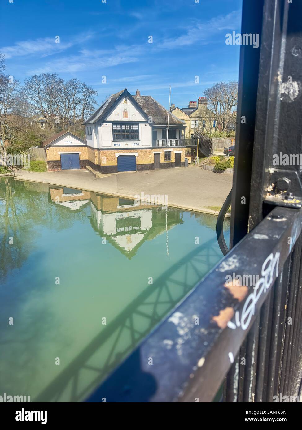 31 March 2025 - Cambridge, UK - A view over the River Cam in Cambridge ...