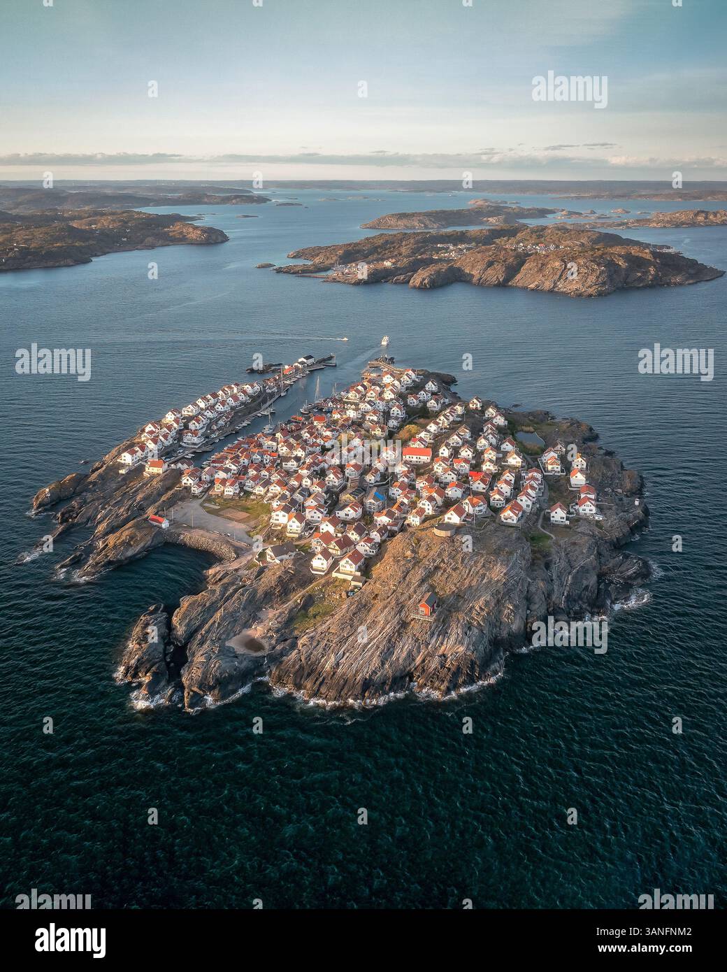 Aerial view of village Åstol, Sweden Stock Photo - Alamy