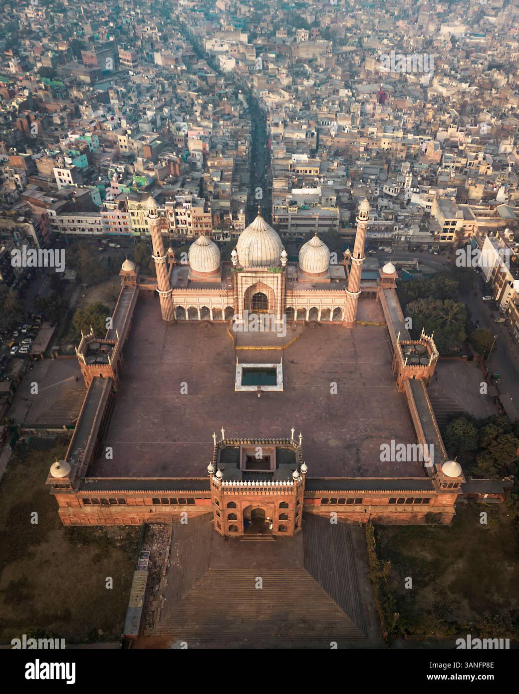 Aerial view of Jama Masjid, Delhi Stock Photo - Alamy