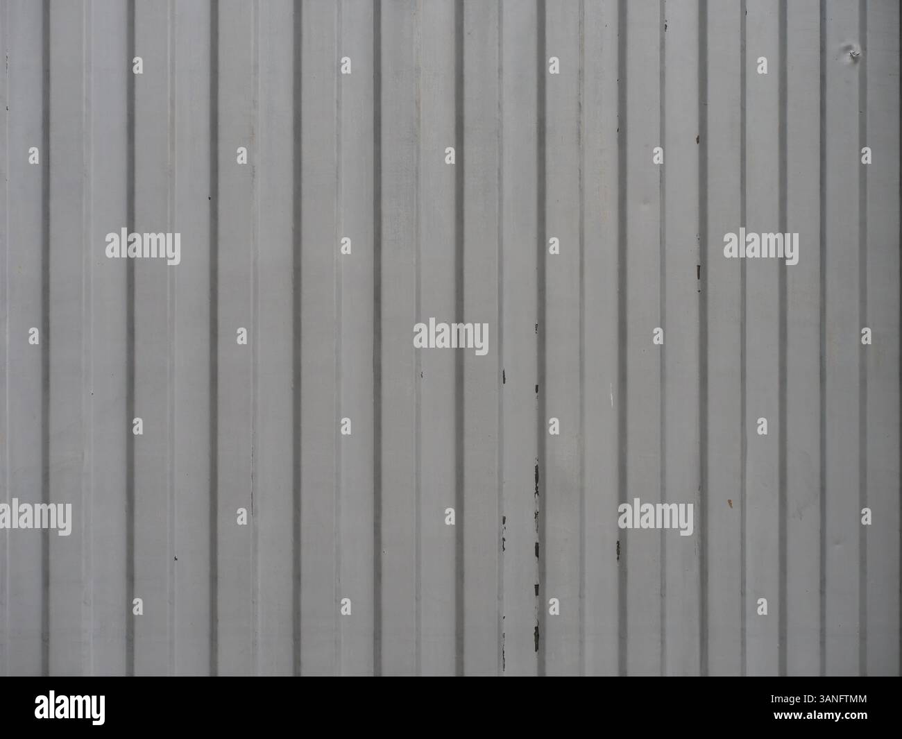 Old, Gray-Painted trapezoidal sheet Metal Wall, Rustic Textured Surface ...