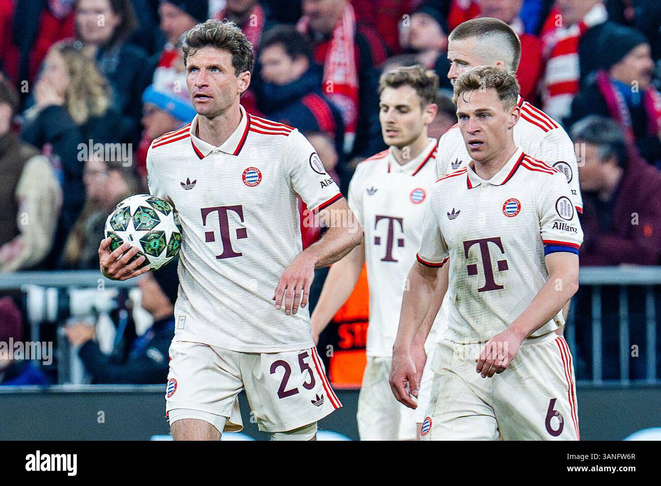 08.04.2025, FC Bayern München vs. Inter Mailand, UEFA Champions League ...