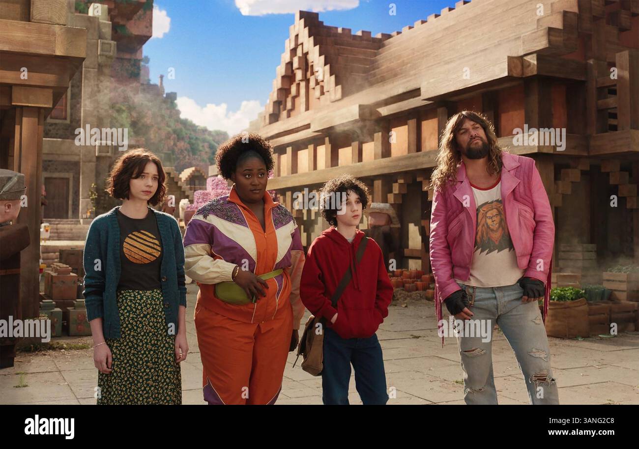 A MINECRAFT MOVIE 2025 Warner Bros. Pictures film with from left: Emma Myers, Danielle Brooks ...