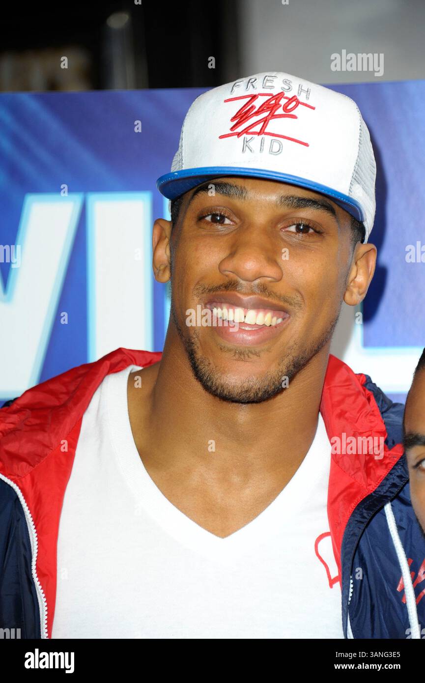 Anthony Joshua Attends the first night of Alexandra Burke appearing in ...