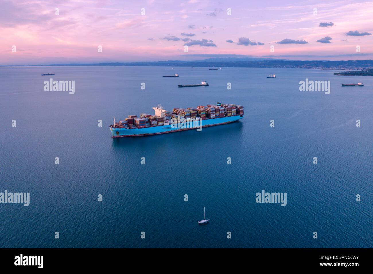 Aerial drone view adriatic hi-res stock photography and images - Alamy