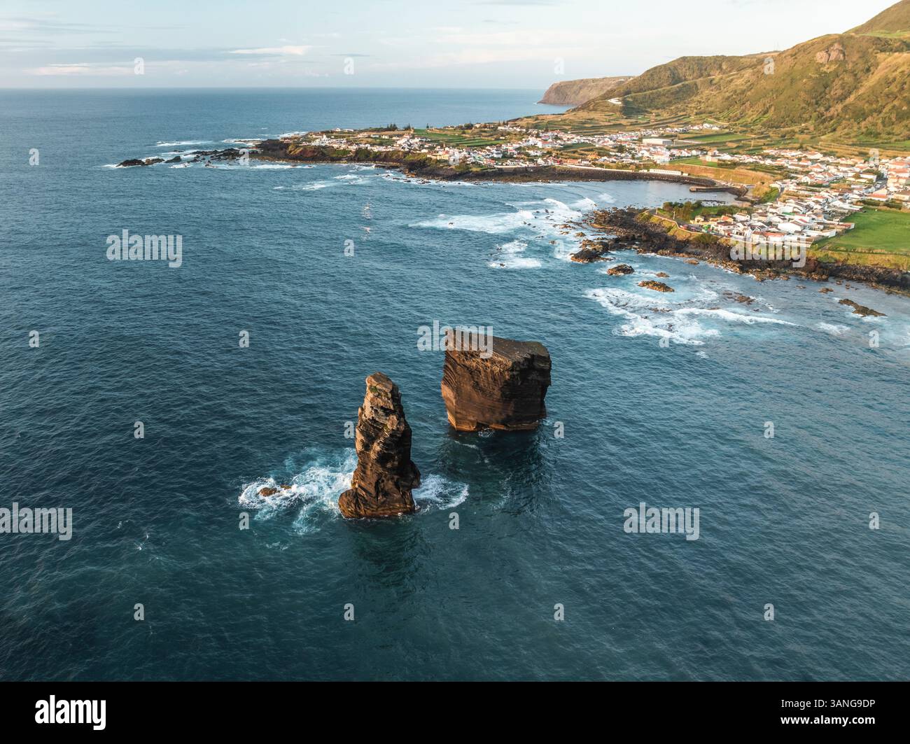 Mosteiros azores portugal coastal perspective hi-res stock photography ...