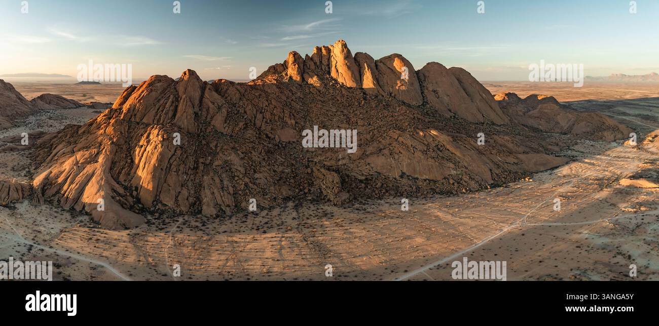 Aerial view of Spitzkoppe Peak in Namib desert, Namibia Stock Photo - Alamy