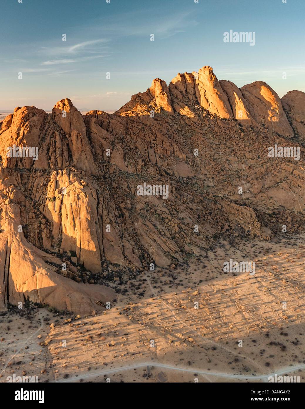 Aerial view of Spitzkoppe Peak in Namib desert, Namibia Stock Photo - Alamy