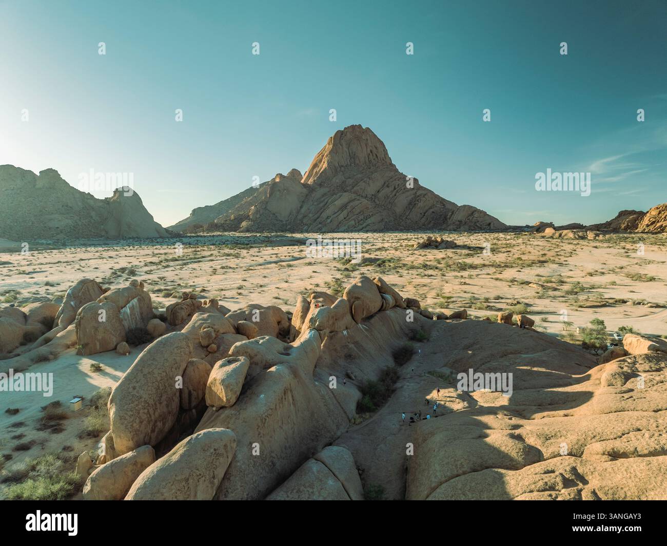 Aerial view of Spitzkoppe Peak in Namib desert, Namibia Stock Photo - Alamy