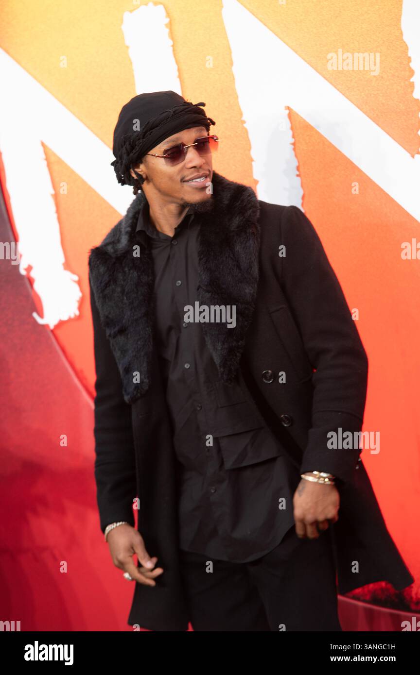 London, United Kingdom. 14th April 2025. Anthony Yarde on the red ...