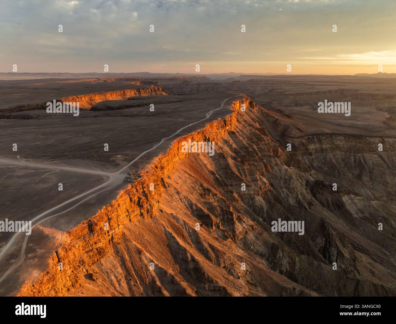 Aerial view of Fish River Canyon, Karas, Namibia Stock Photo - Alamy