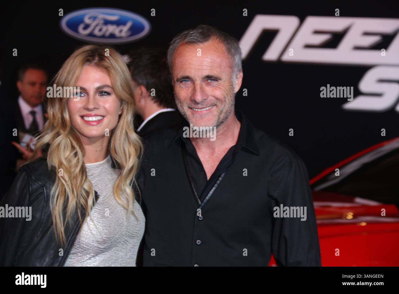 Actor Timothy V. Murphy (r) and Caitlin Manley attend the premiere of ...