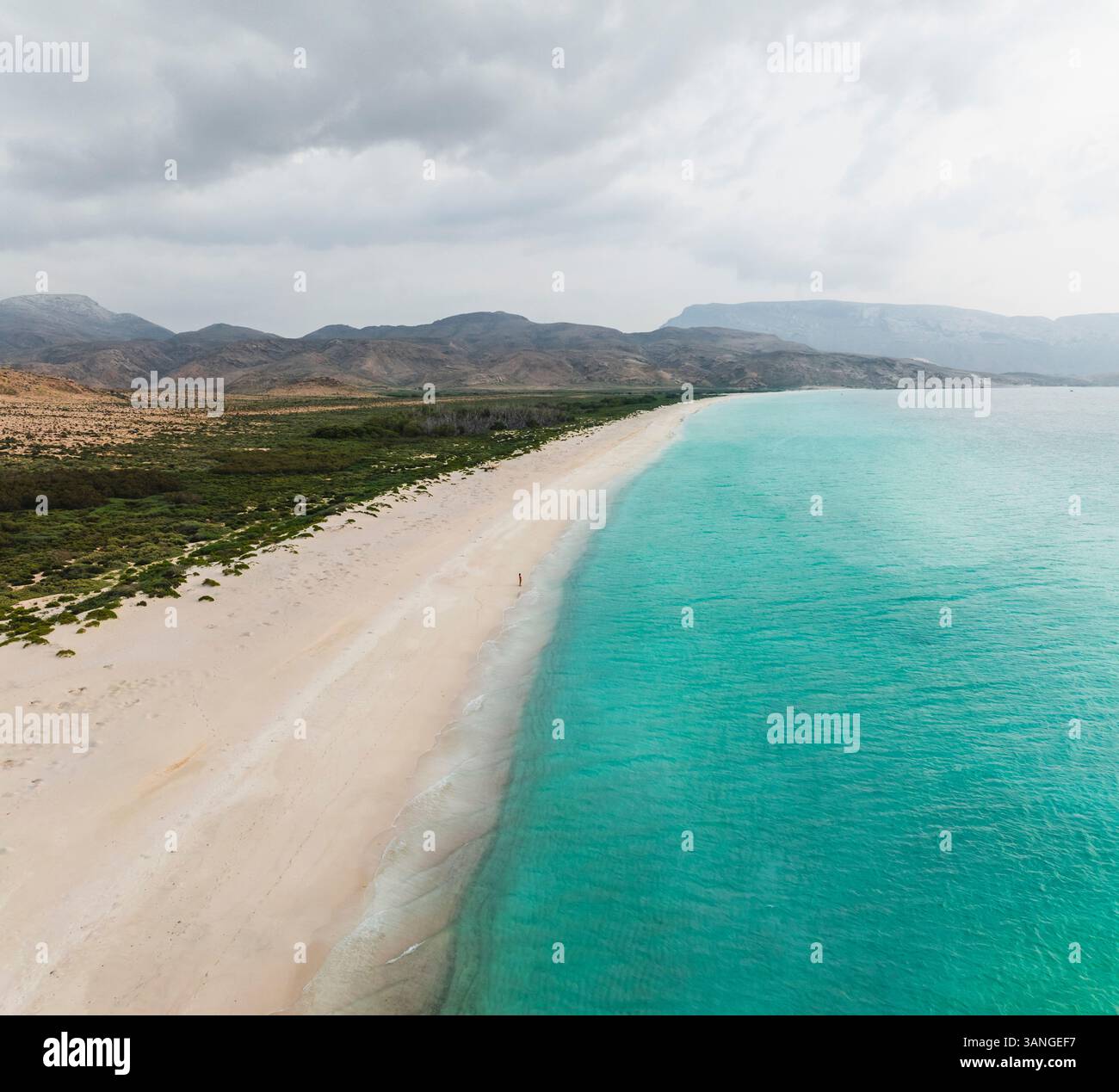 Aerial view of Shoab beach, Socotra, Yemen Stock Photo - Alamy