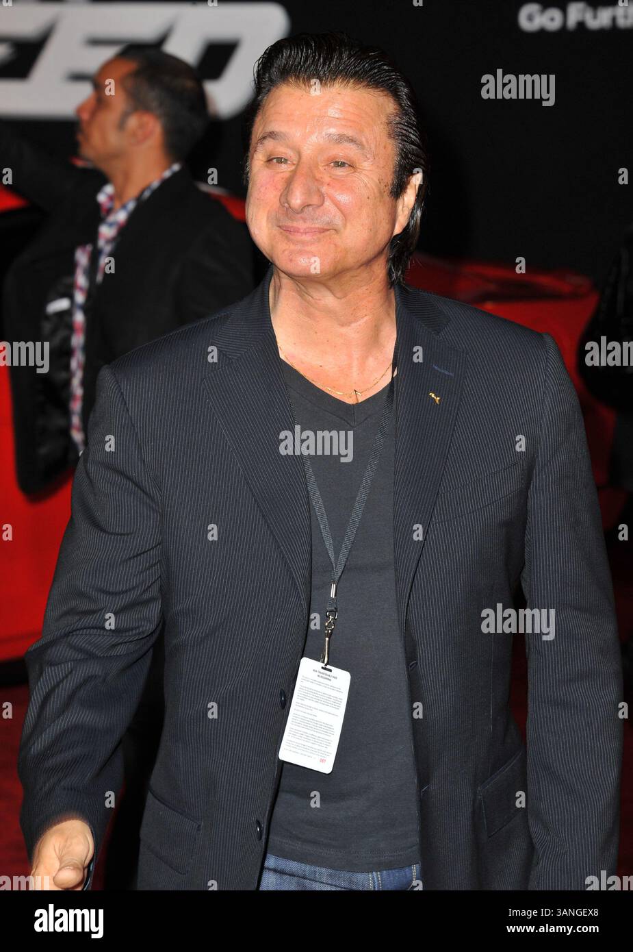 Steve Perry at the premiere of DreamWorks Pictures' 'Need For Speed' at ...