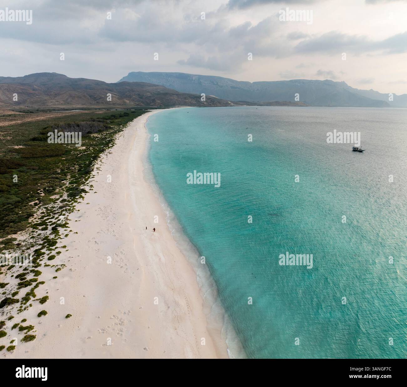 Aerial view of Shoab beach, Socotra, Yemen Stock Photo - Alamy