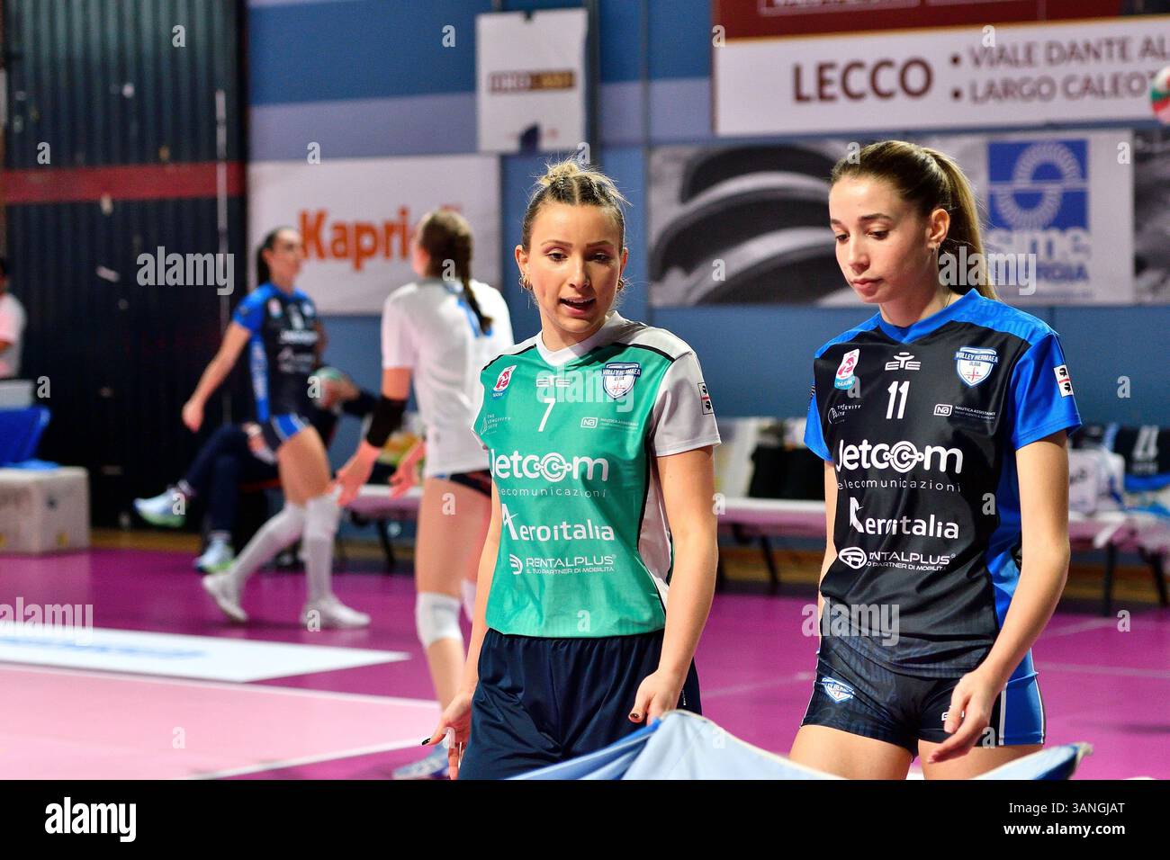 #7 Sophie Andrea Blasi and Sara Fontemaggi (Resinglass Olbia) during ...
