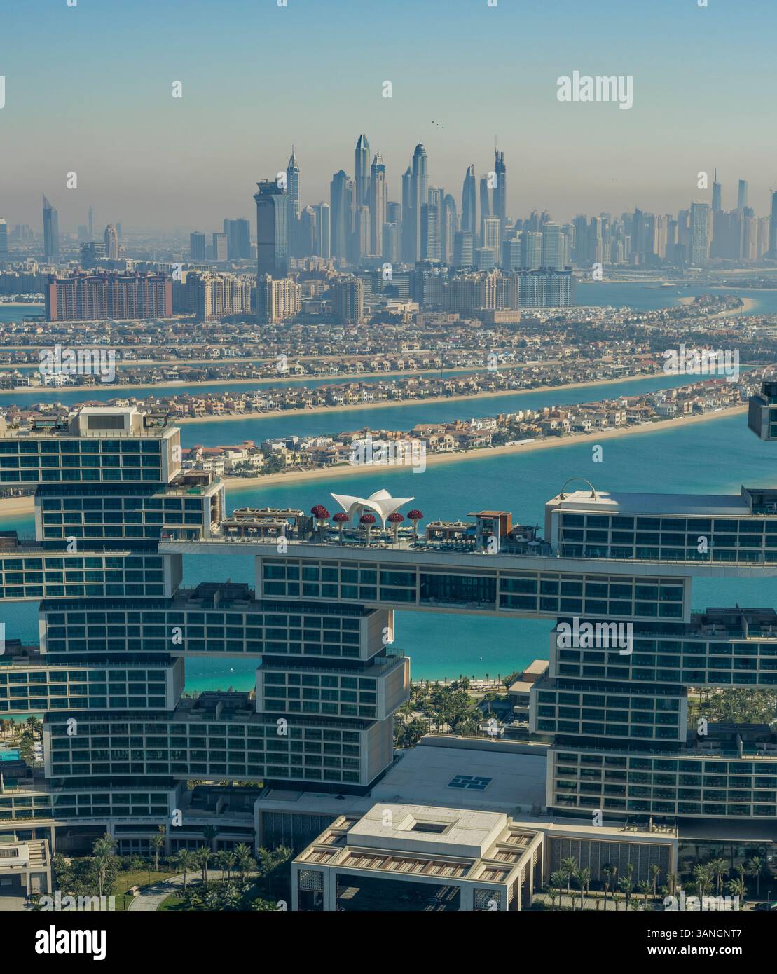 Dubai, UAE - 6 April 2023: Aerial view of Atlantis the Royal hotel on ...