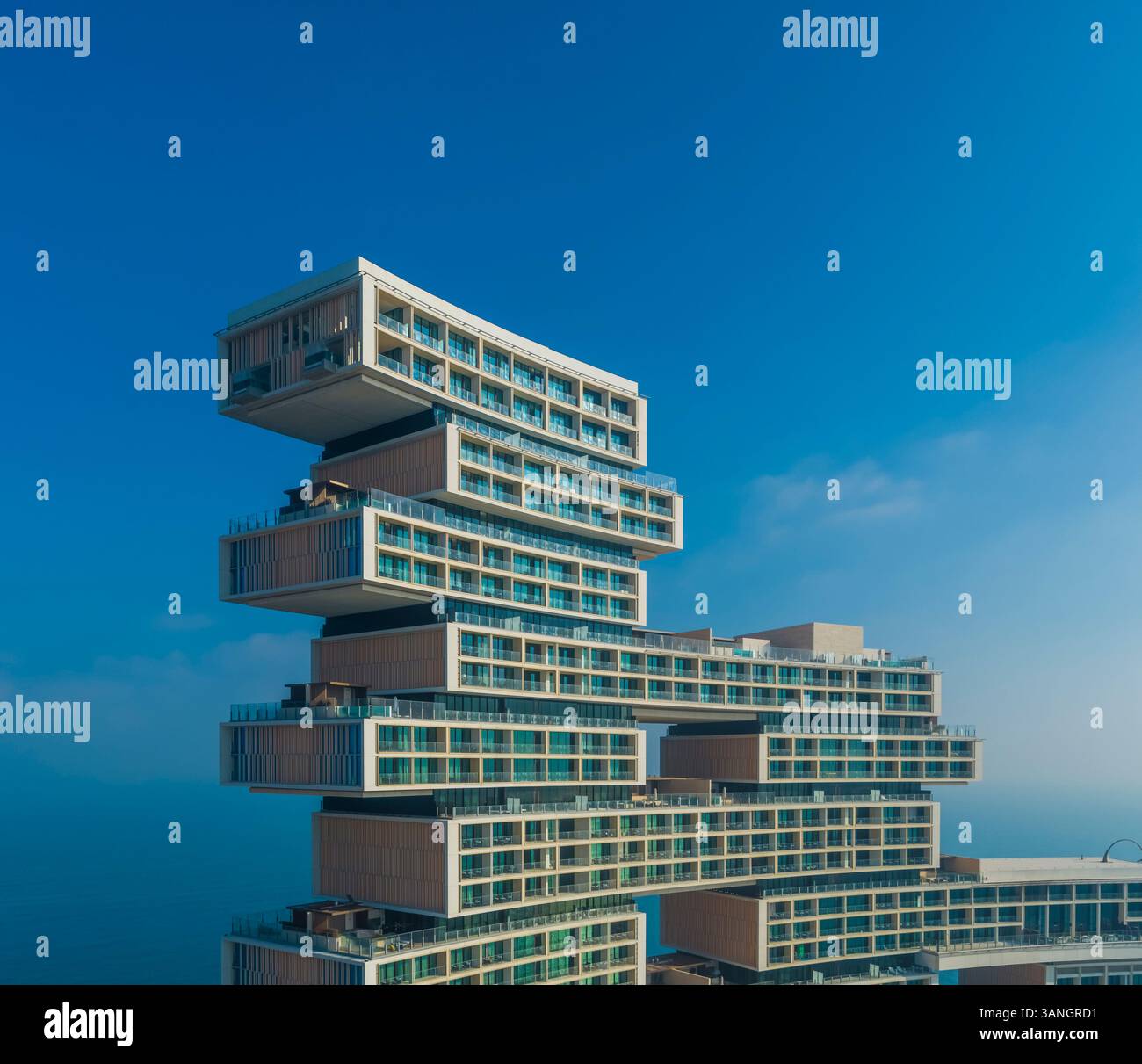 Dubai, UAE - 6 April 2023: Aerial view of Atlantis the Royal hotel on ...