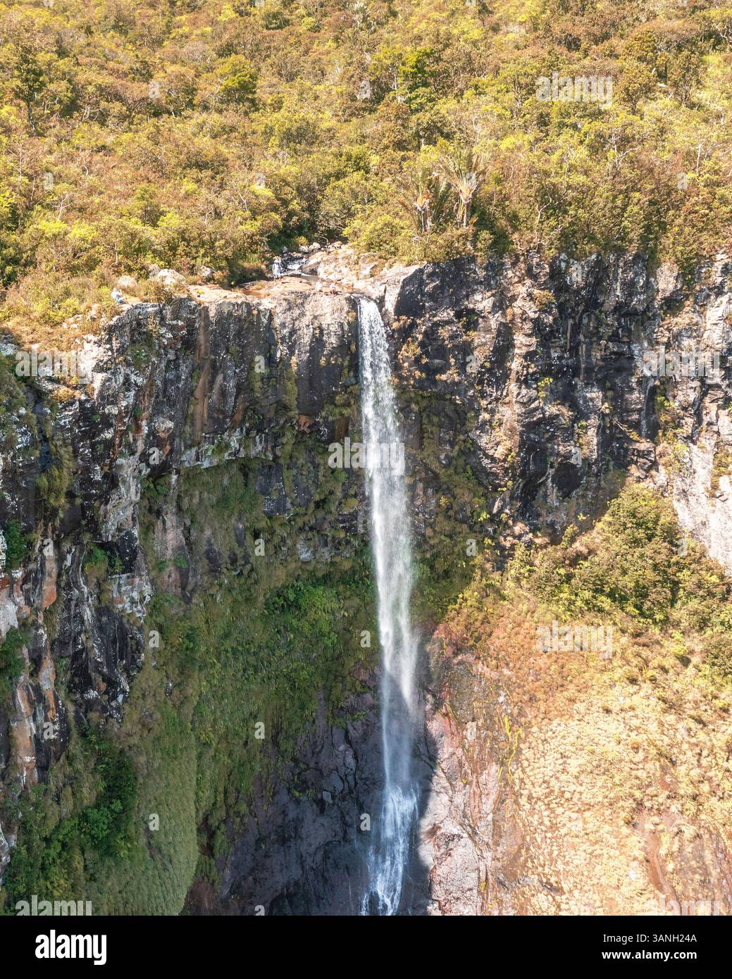 Aerial view of Alexandra Falls, a beautiful waterfalls near Valriche ...