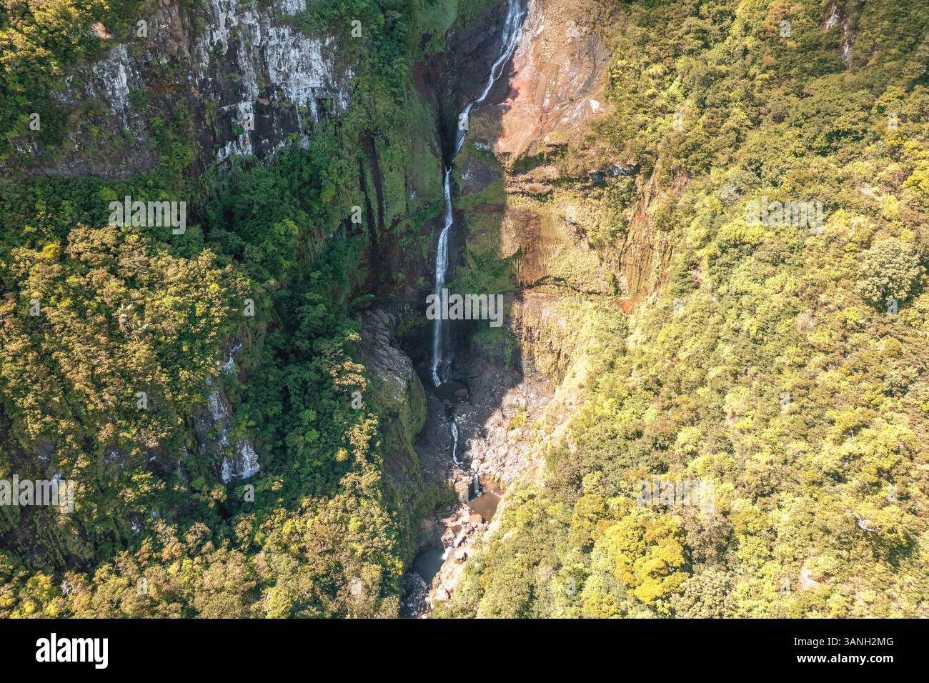 Aerial view of Alexandra Falls, a beautiful waterfalls near Valriche ...