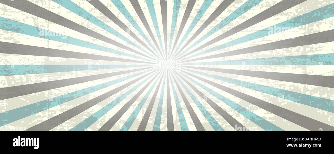 Old vintage grunge shabby retro horizontal poster background with ...