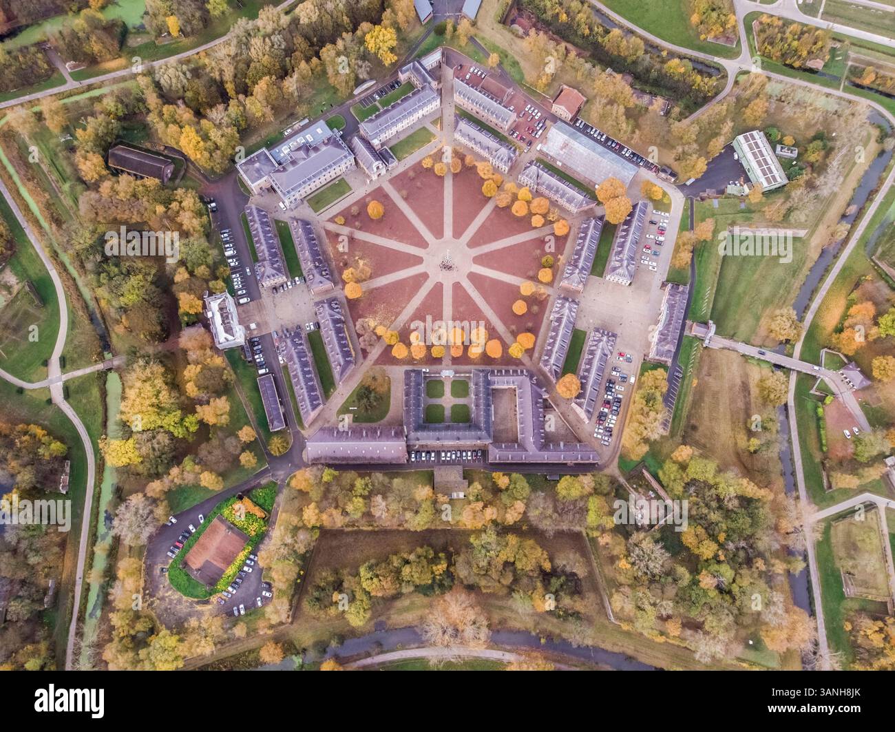 Aerial view of citadelle of Lille, France Stock Photo - Alamy