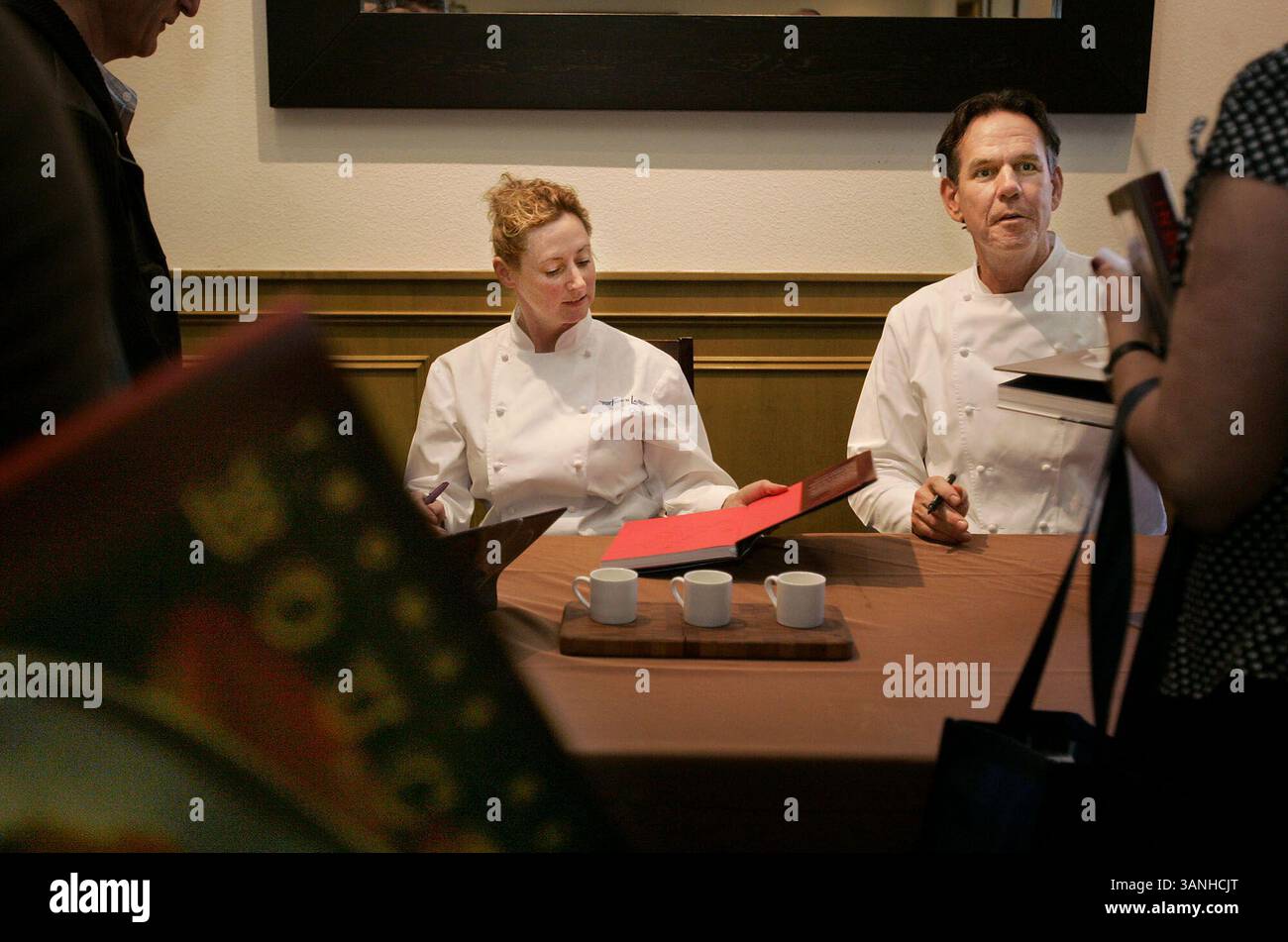 FRIDAY, NOV. 09, 2007. YOUNTVILLE, CA. -.Claire Clark, pastry chef at ...