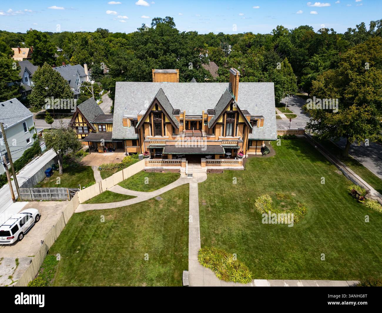 Moore-Dugal Residence, Frank Lloyd Wright, 333 Forest Ave, Oak Park, IL ...