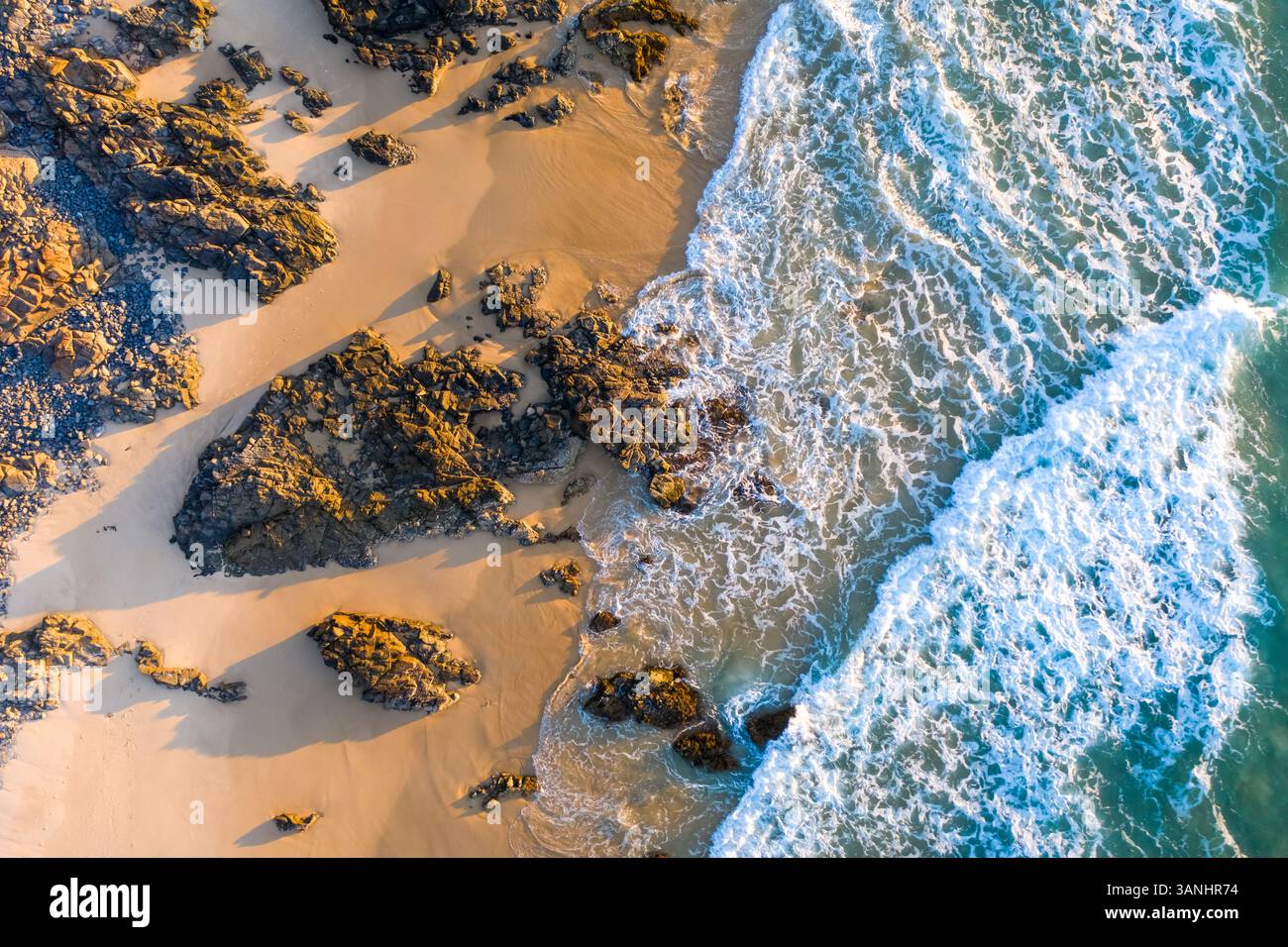 Aerial view of Noosa rocks beach in Australia Stock Photo - Alamy