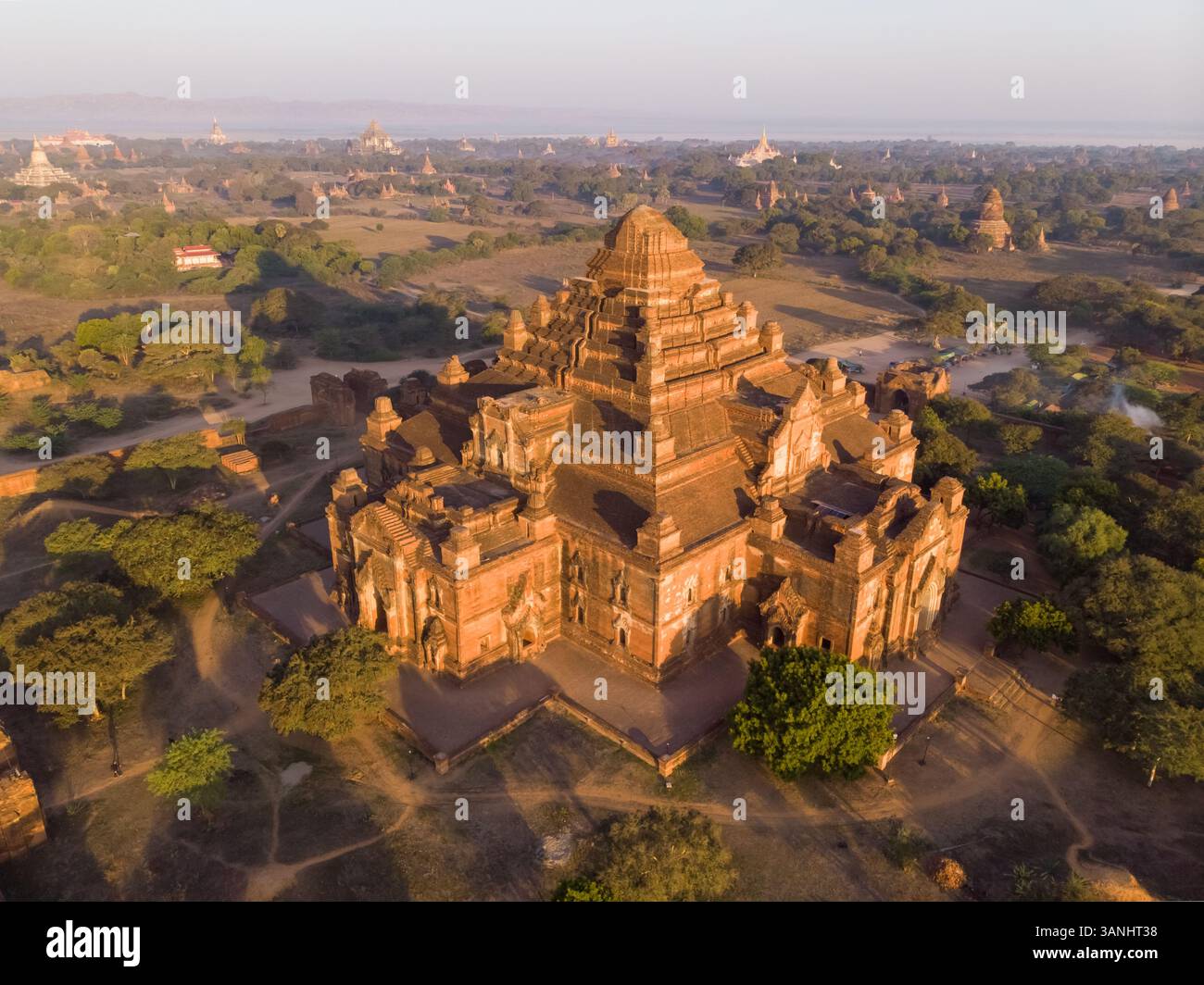 Aerial view of Bagan temples in Myanmar Stock Photo - Alamy