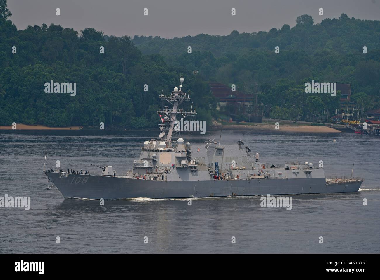 Wayne E Meyer (DDG-108) an Arleigh Burke-class destroyer of the United ...