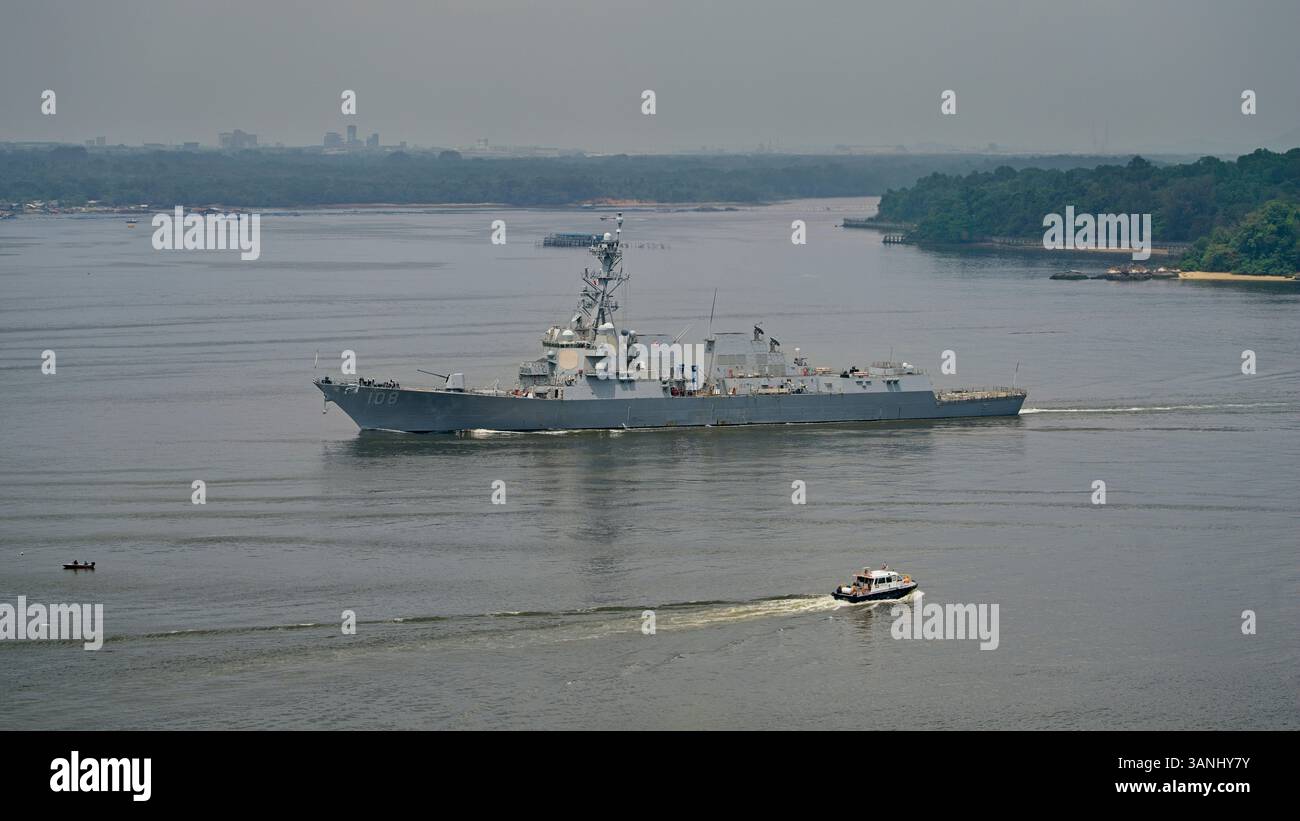 Wayne E Meyer (DDG-108) an Arleigh Burke-class destroyer of the United ...