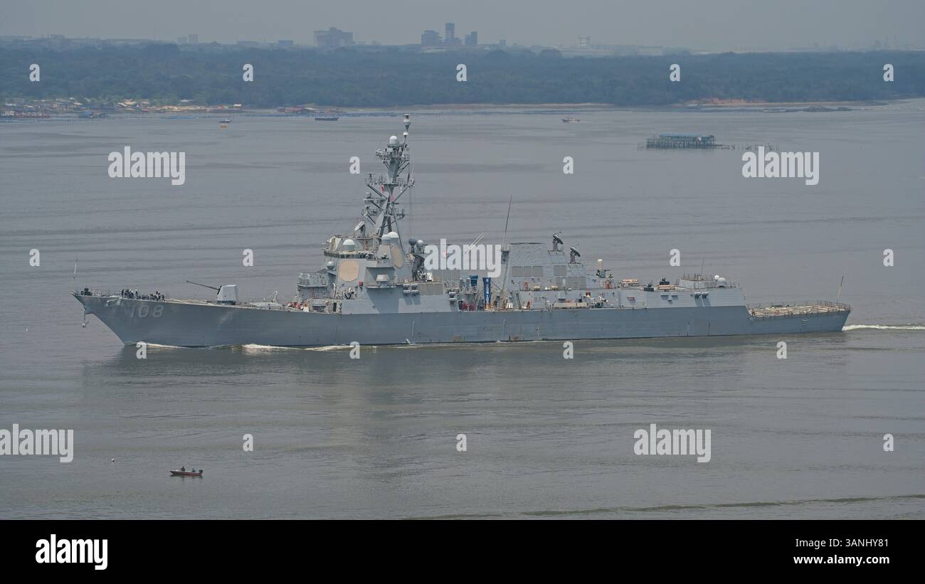 Wayne E Meyer (DDG-108) an Arleigh Burke-class destroyer of the United ...