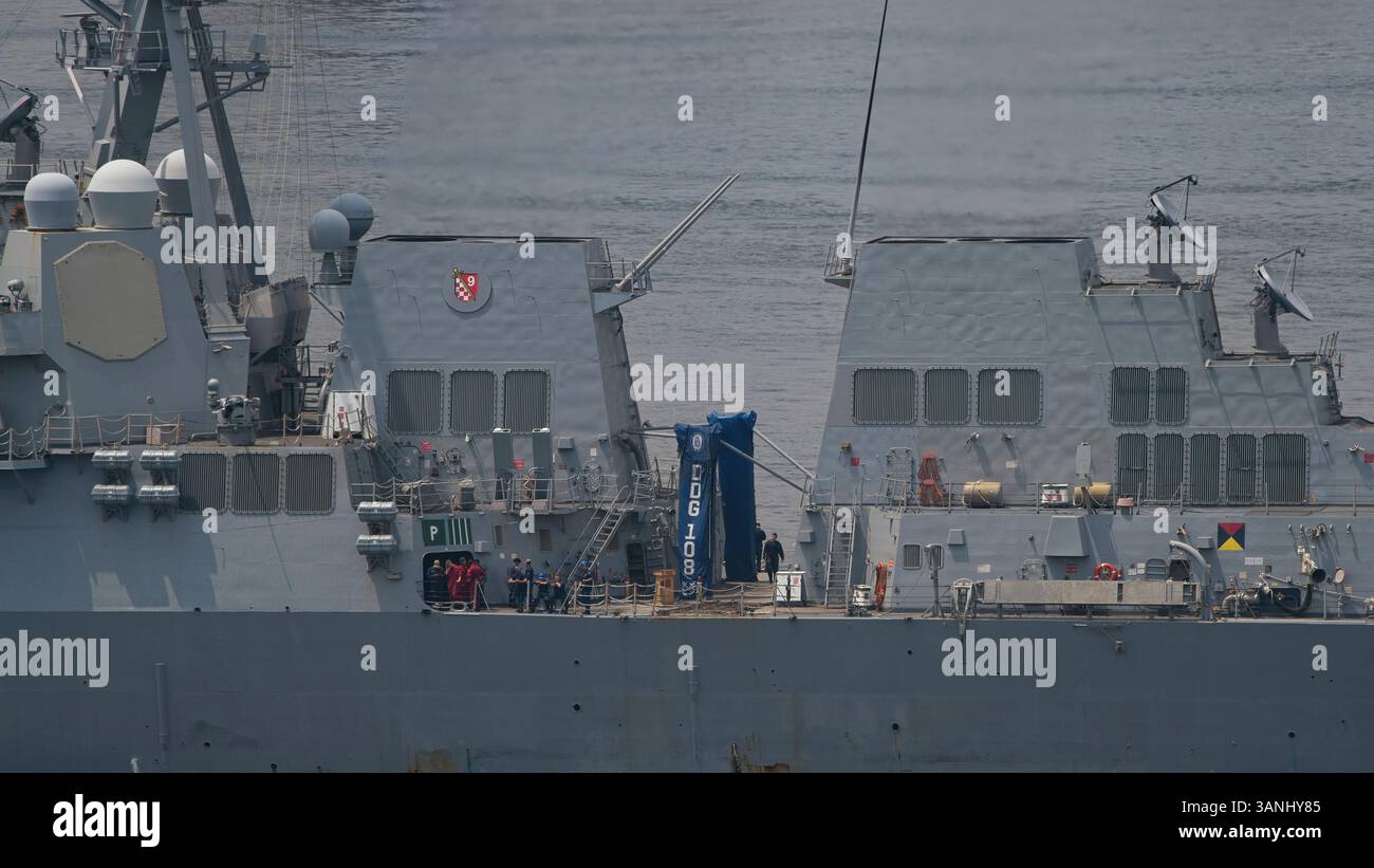 Wayne E Meyer (DDG-108) an Arleigh Burke-class destroyer of the United ...