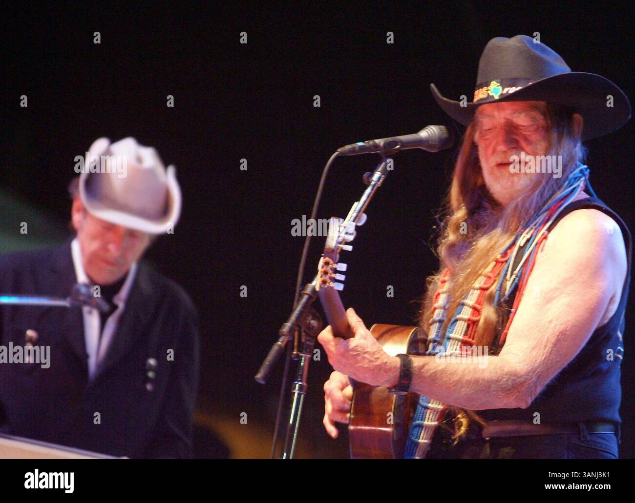 July 5, 2005 - Bob Dylan at Willie Nelson's 4th of July Picnic, Fort ...