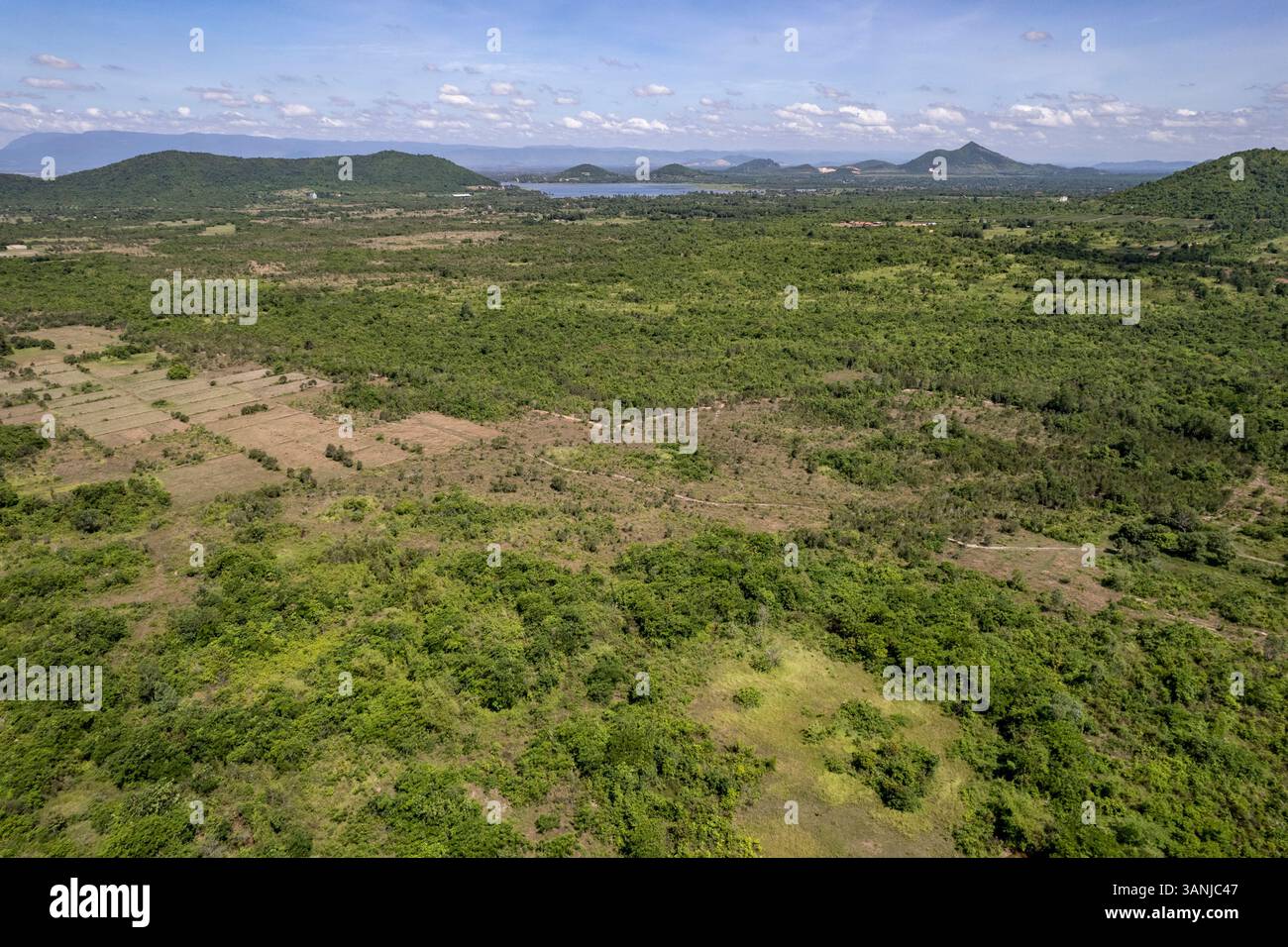 Aerial view of countryside, Kep province, Cambodia Stock Photo - Alamy