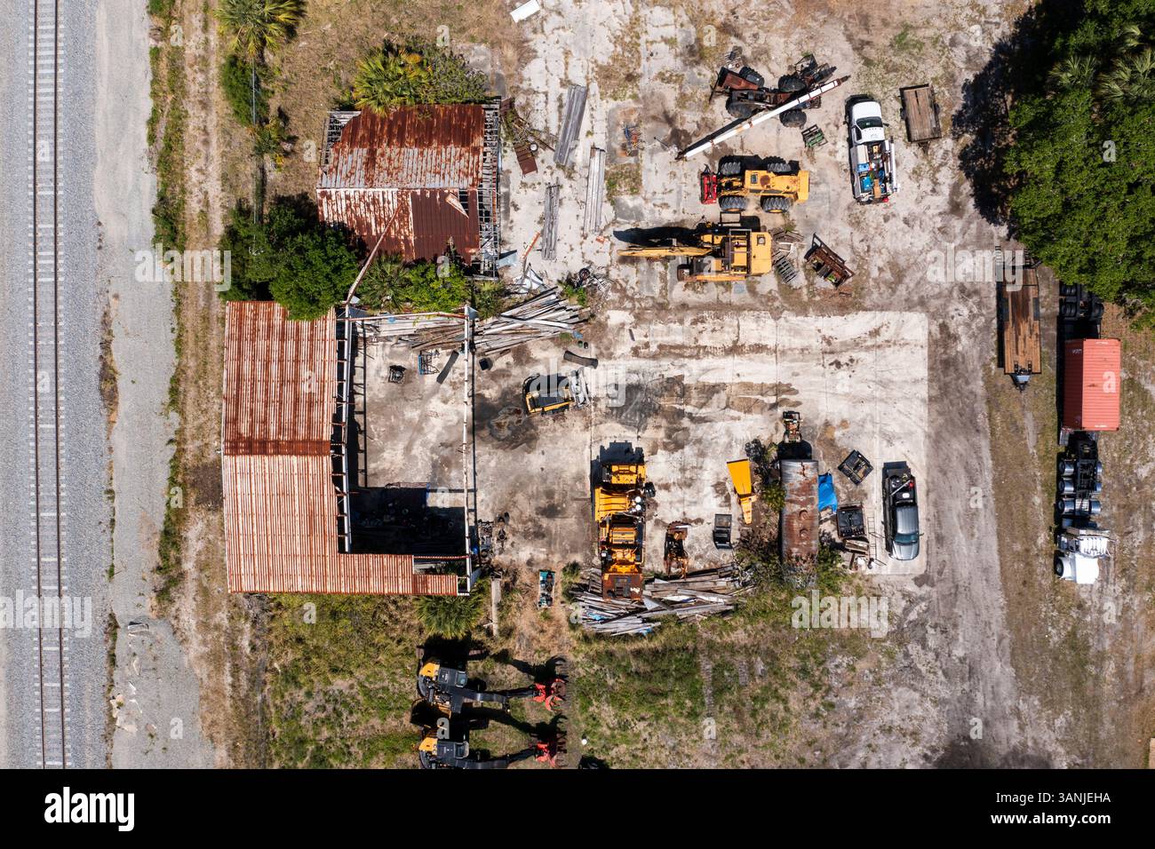 Railroad staging area hi-res stock photography and images - Alamy