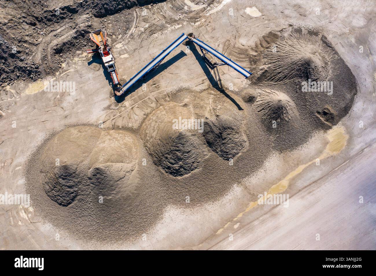 Aerial view of Sunshine Mine, Fellsmere, Florida, United States Stock ...