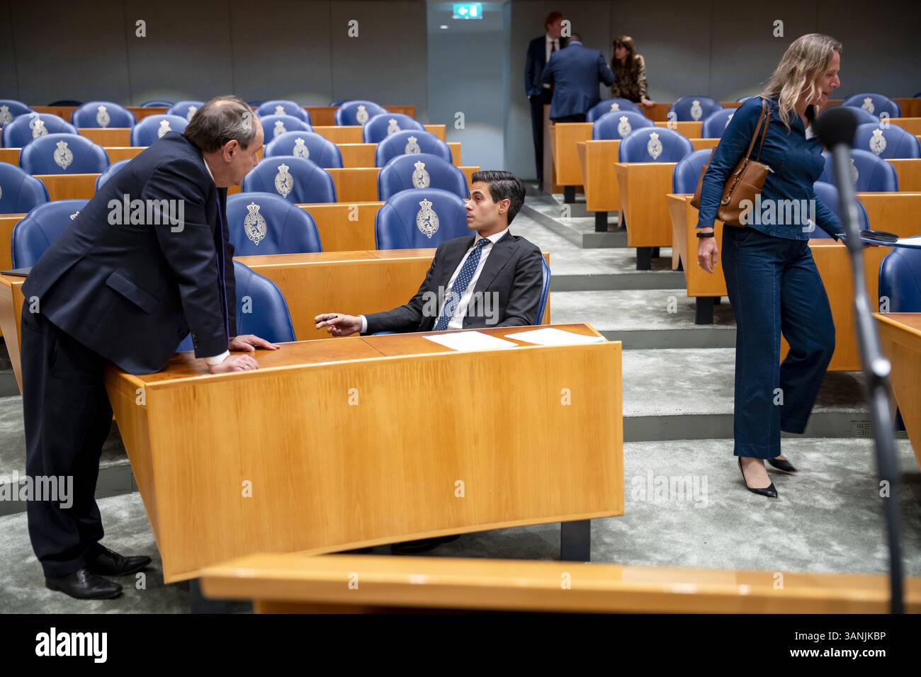 THE HAGUE - Rob Jetten (D66) prior to weekly question time in the House of Representatives. ANP ...