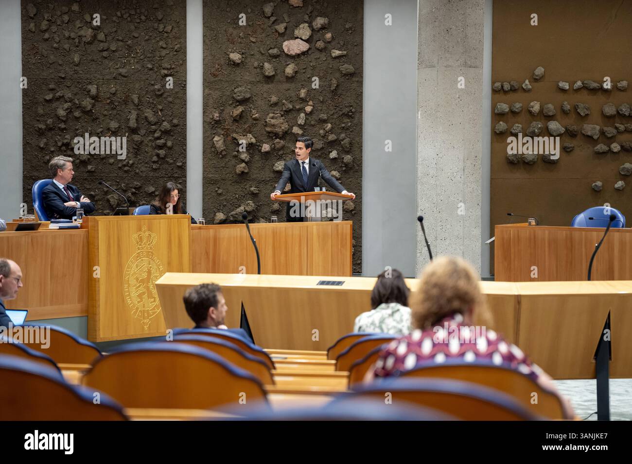 THE HAGUE - Rob Jetten (D66) during weekly question time in the House of Representatives. ANP ...