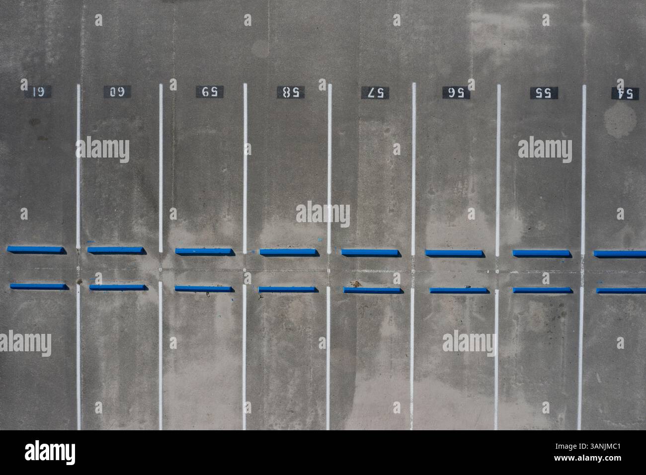 Aerial view of the parking lot at Sebastian Middle School, Sebastian ...
