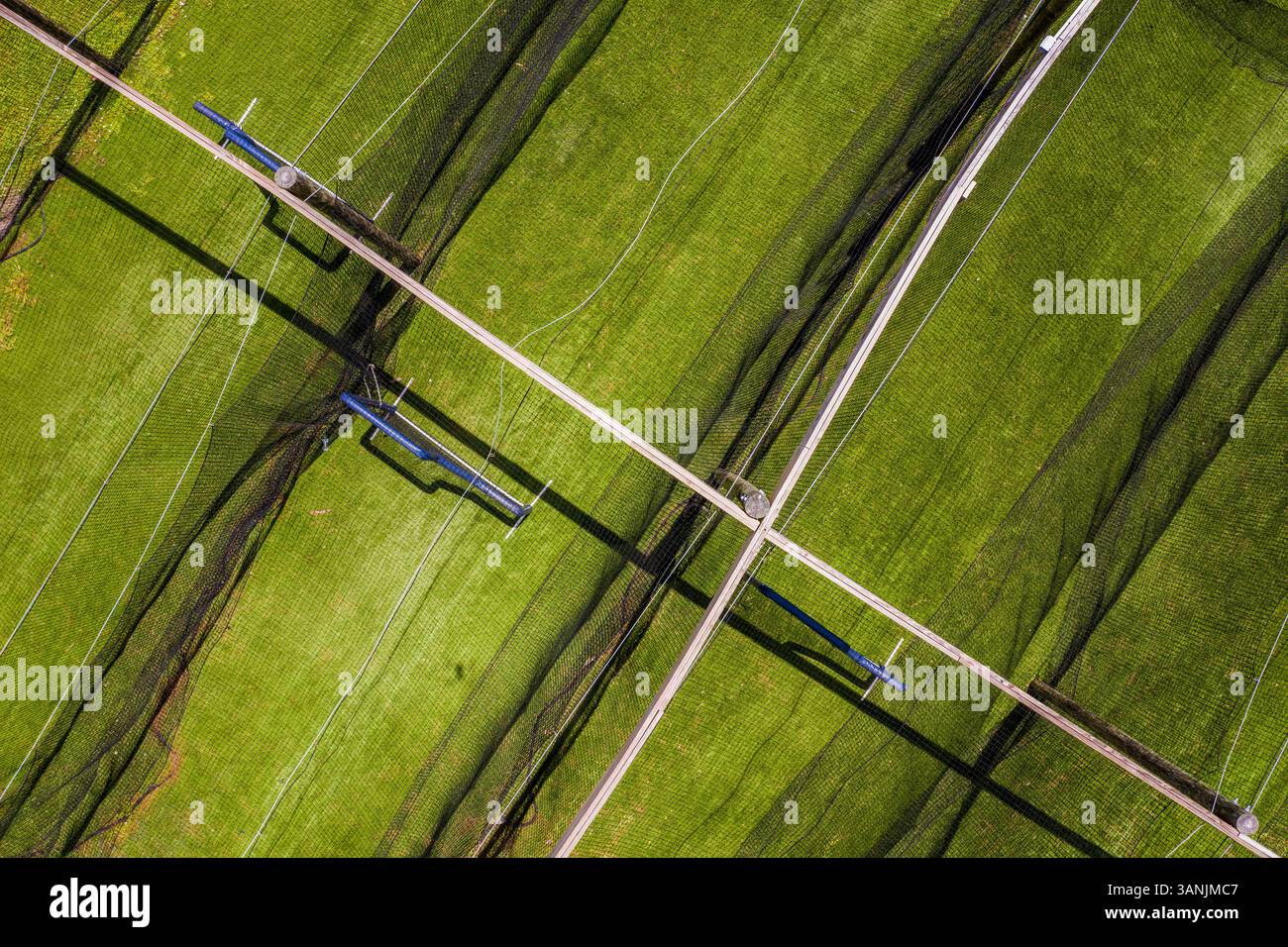Aerial view batting cages hi-res stock photography and images - Alamy