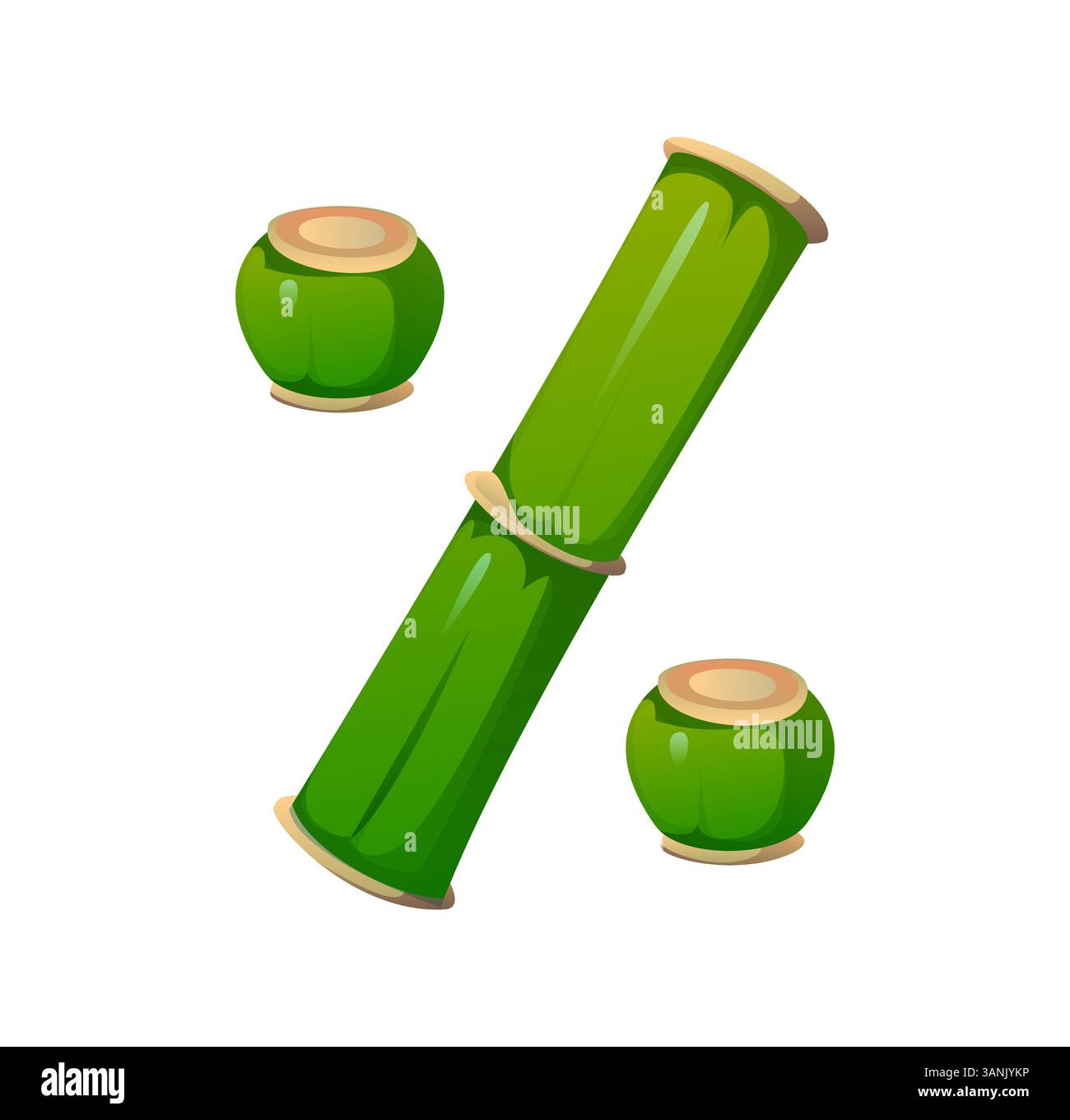 Asian nature bamboo piece font punctuation percent symbol. Tropical ...
