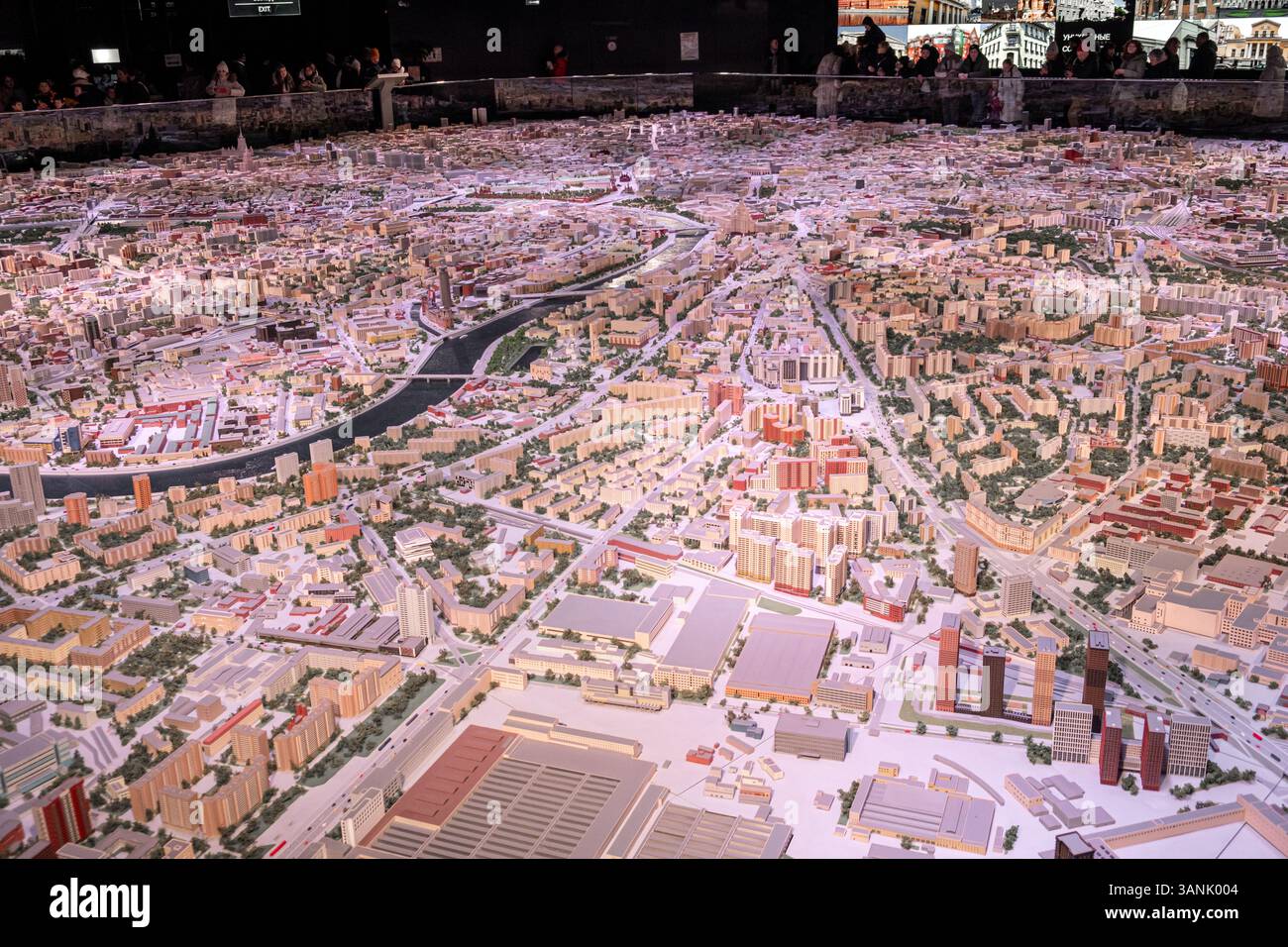 Miniature model of Moscow showcases intricate details of the cityscape ...