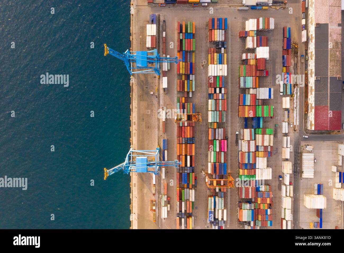 Aerial view of Adriatic Gate Container Terminal, Rijeka, Croatia Stock Photo - Alamy