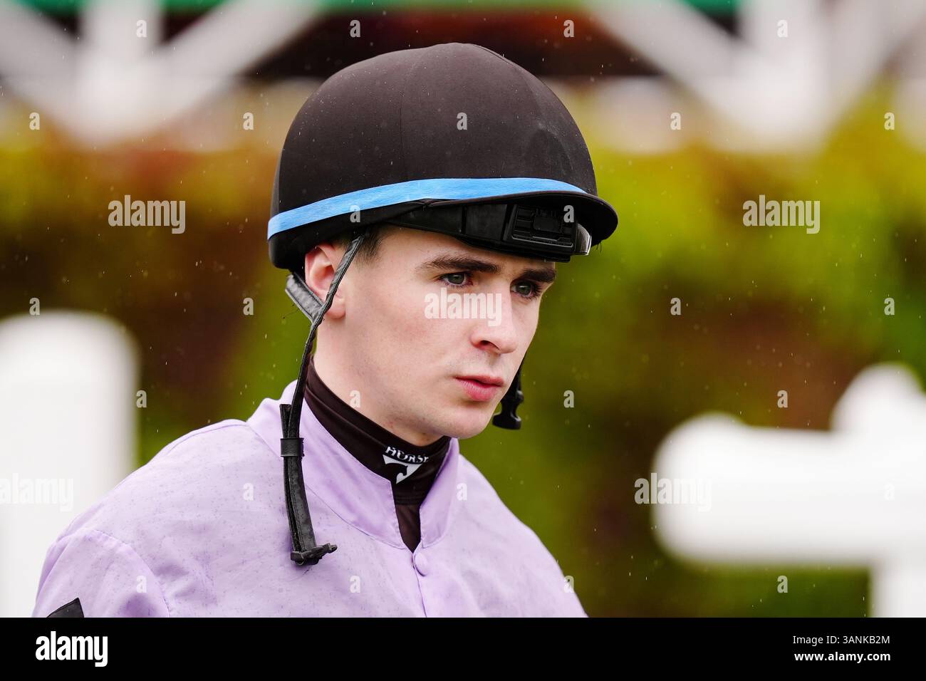 Jockey Ryan Sexton at Newmarket Racecourse. Picture date: Tuesday April ...