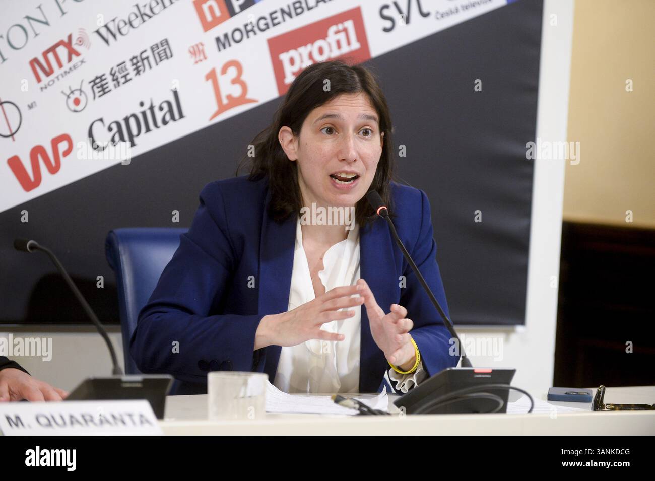 Rome, Italy. 15th Apr, 2025. Rome, Foreign Press conference on ...