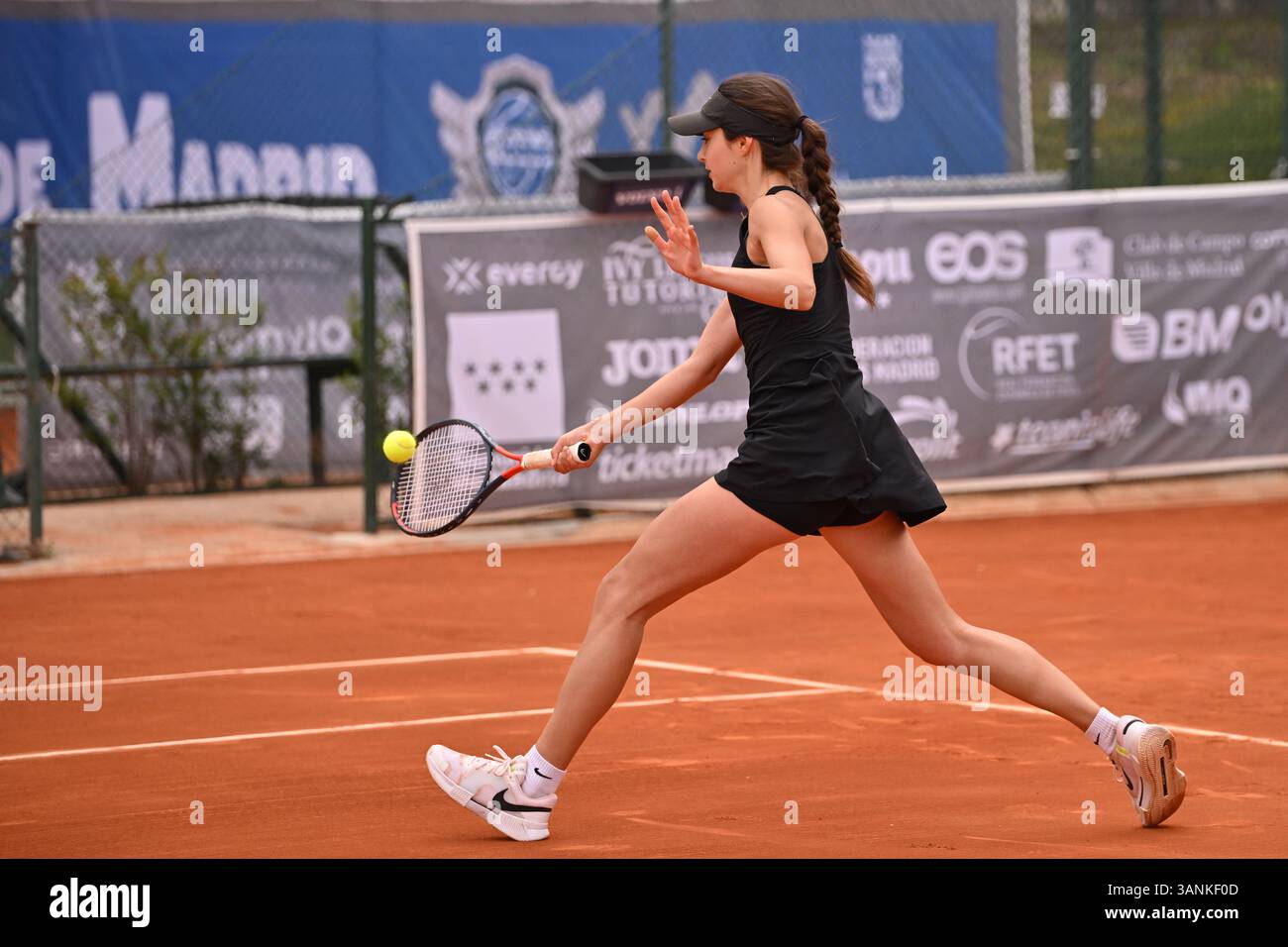 Madrid, Madrid, Spain. 14th Apr, 2025. AMANDA MONTES KHAGHANI playing ...