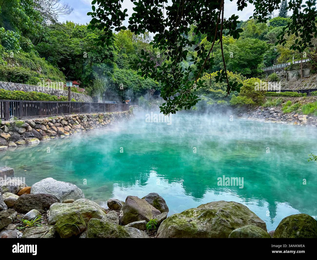 Taipei, Taiwan, Hotsprings Park, Scenic View, Geyser Landscape, Beitou ...