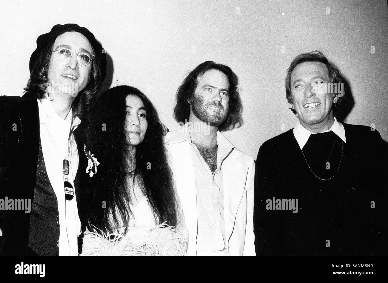 June 21, 2011 - JOHN LENNON with Yoko Ono , Dave Loggins , and Andy ...