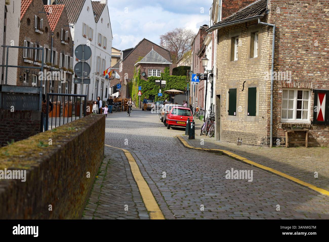 Ancient architecture of castles in the city Stock Photo - Alamy